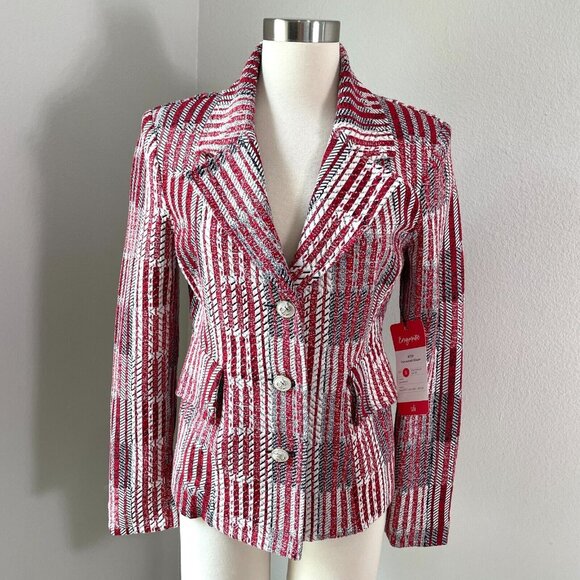 CAbi | Jackets & Coats | New Cabi Small Patchwork Nautical Blazer 628 ...